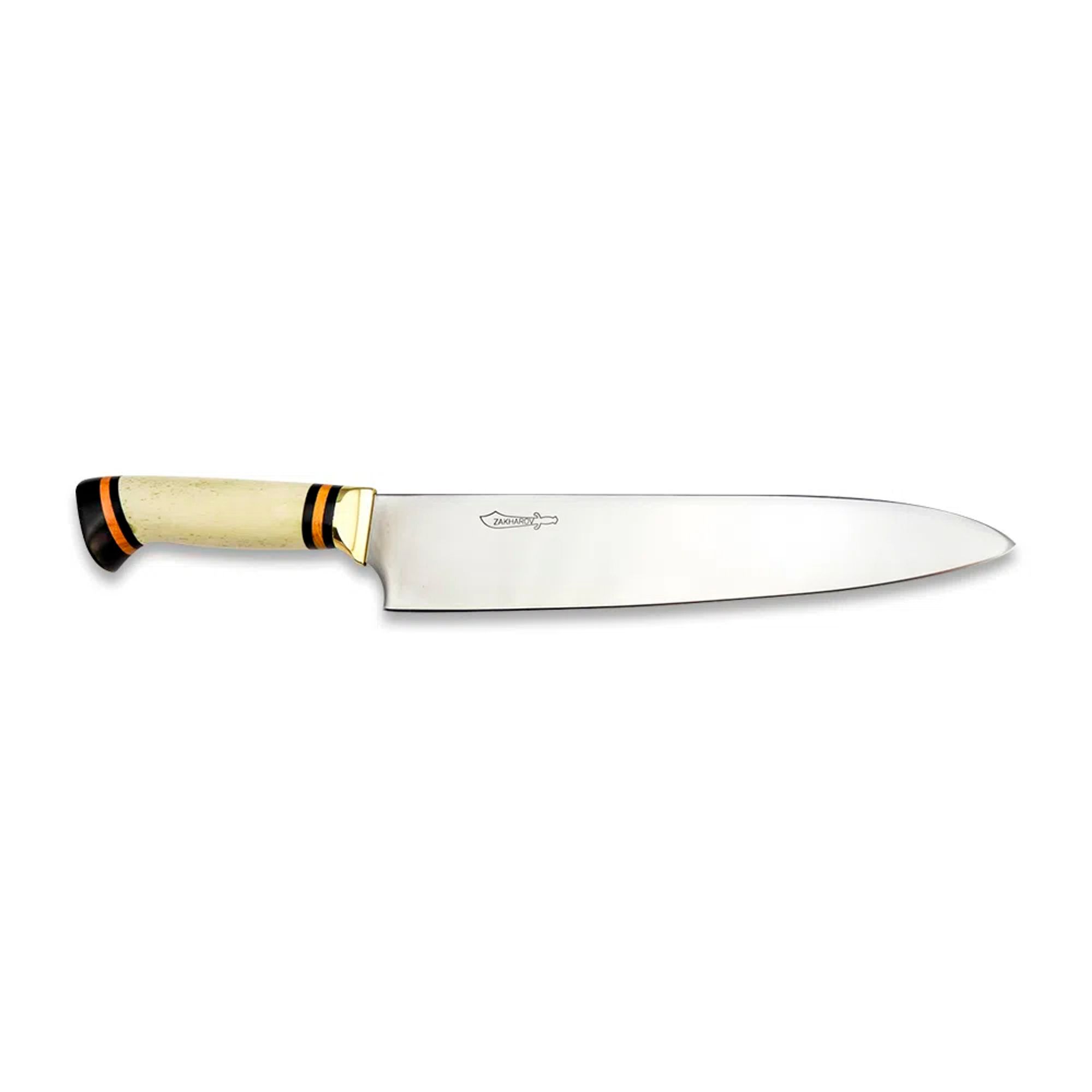 Faca Inox Chef Mor 10" - Zakharov - Rei da Cutelaria