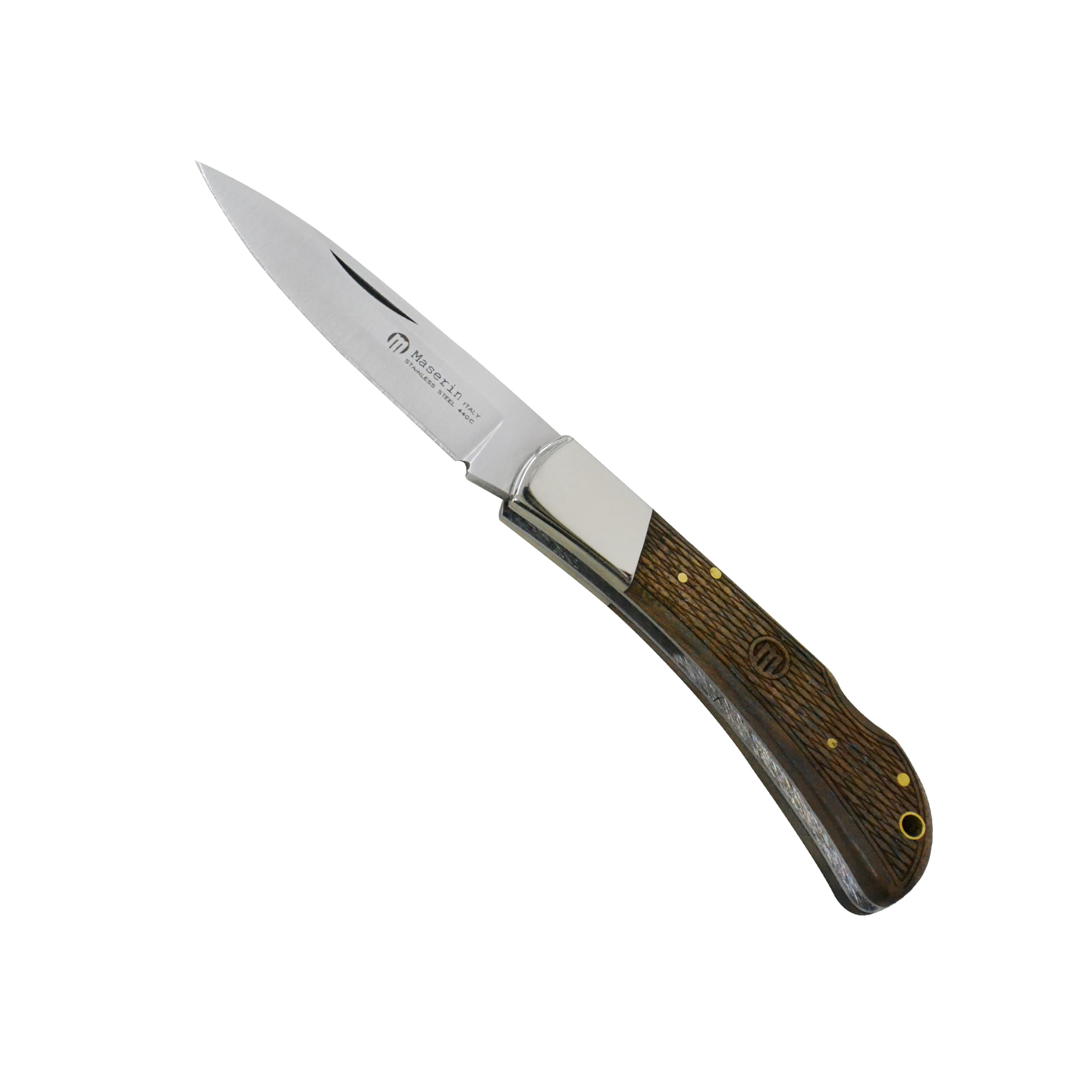 Canivete Maserin Hunting Cabo Madeira 3" - Rei da Cutelaria